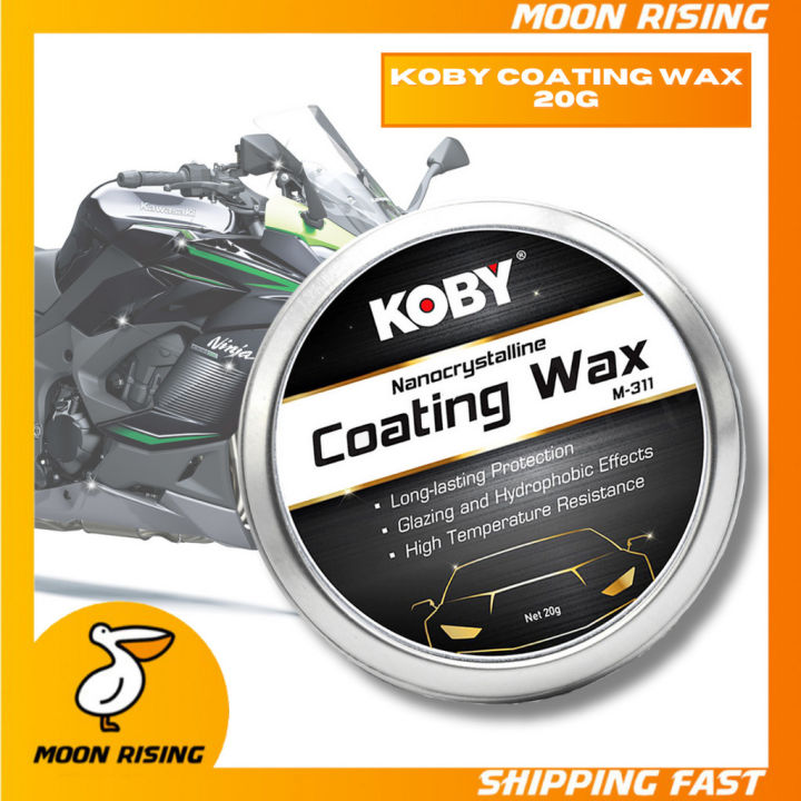 MOTORCYCLE CARE KOBY NANO CRYSTALLINE HYDROPHOBIC COATING WAX 20G ...