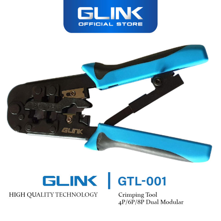 Glink GLT-001 Dual-Modular Crimping Tool, Cuts/Strips/Crimps | Lazada