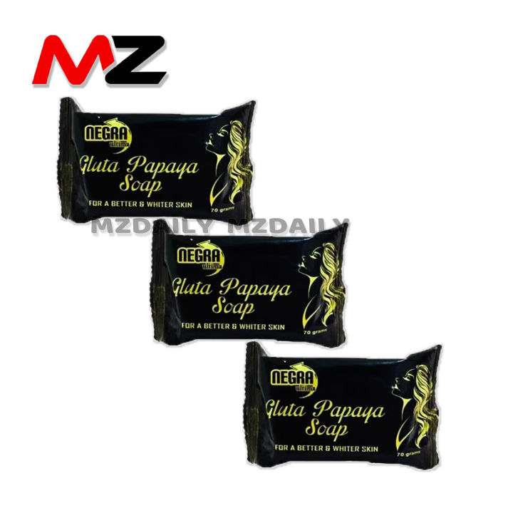 NEGRA ULTIMA GLUTA PAPAYA SOAP 1PACK (6PCS) | Lazada PH
