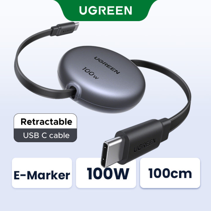 UGREEN Cáp sạc nhanh USB-C sang USB-C 100W 1m with E-Marker Certified for iPhone 16 Series ...