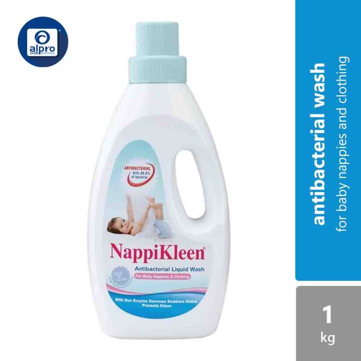 Nappikleen Antibacterial Baby Liquid Wash 1kg | Baby Detergent | Lazada
