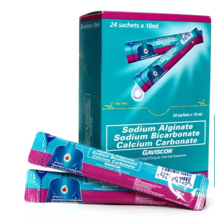 Gaviscon Double Action Liquid 10 mL - Relieves Heartburn and ...