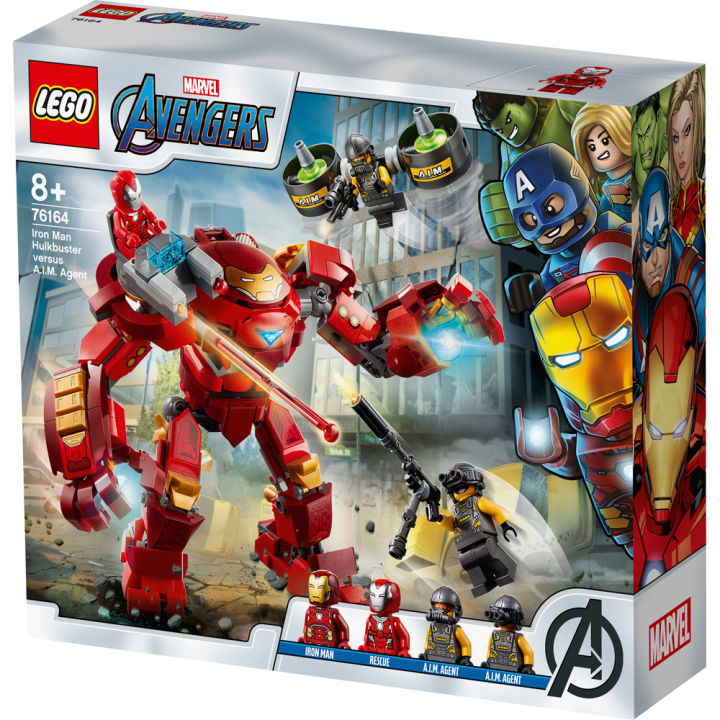 Lego 76164 Marvel Iron Man Hulkbuster versus A.I.M. Agent | Lazada