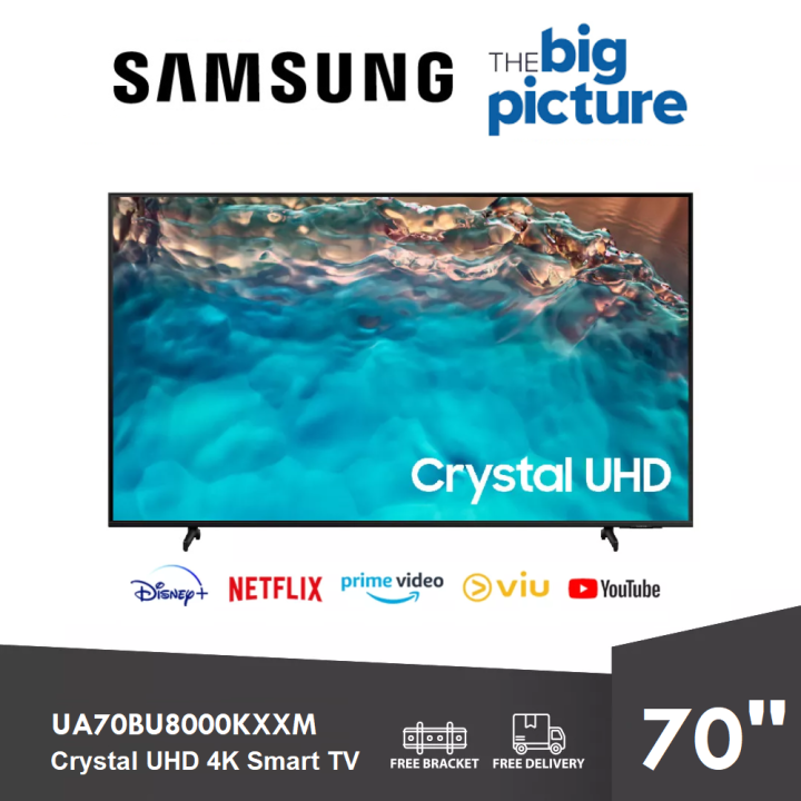 FREE SHIPPING Samsung 4K Smart TV 70 Inch Crystal UHD Television can ...