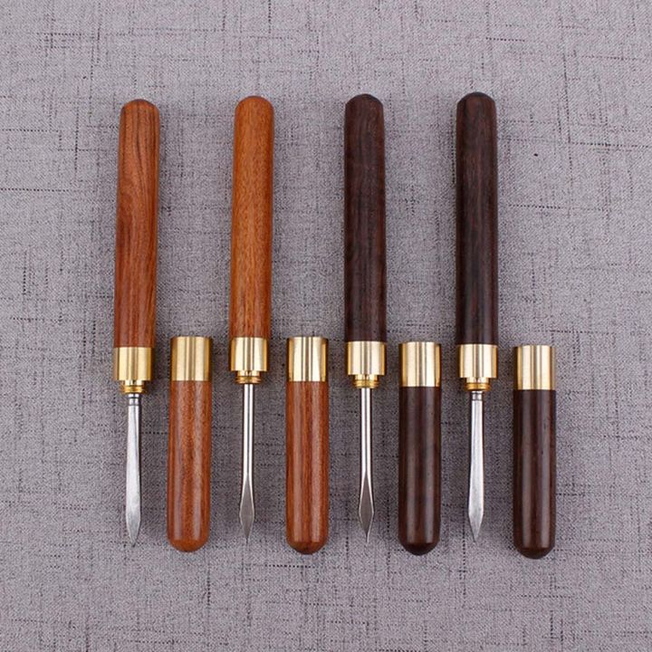 YEYUN Chinese style Sandalwood Wood Handle Stainless Steel Teaware Tea ...