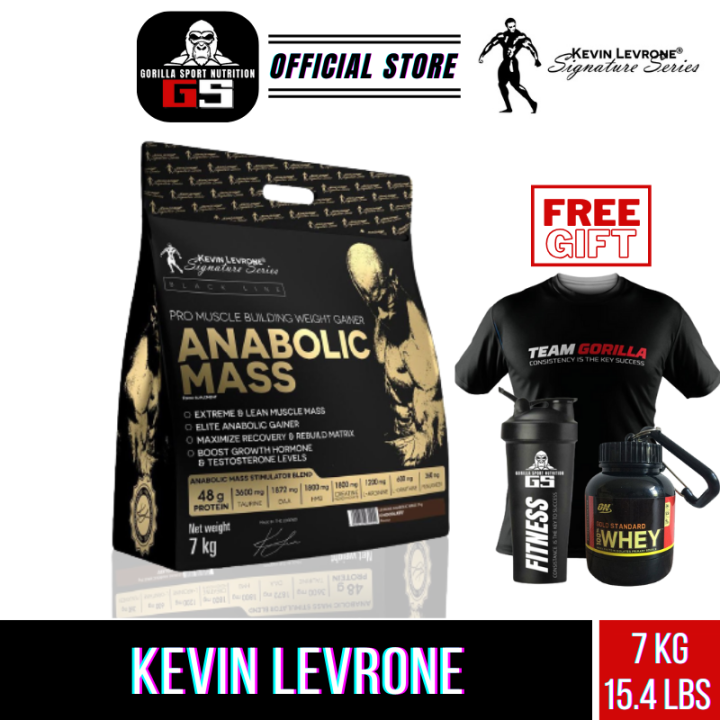 Kevin Levrone Anabolic Mass Gainer Lean Mass Weight Gainer High Protein ...