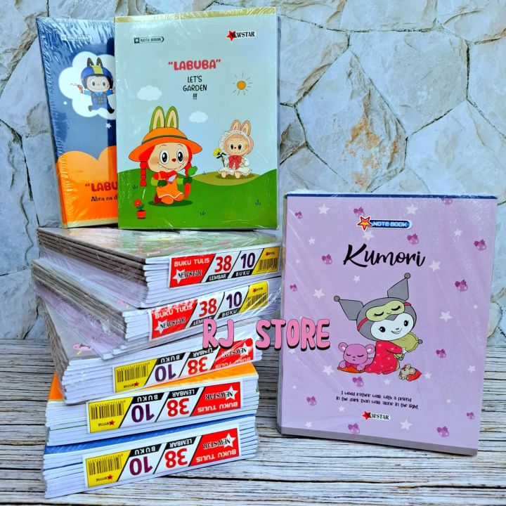 1 PAK ISI 10 BUKU KUROMI BUKU TULIS NEWSTAR 38 LEMBAR KARAKTER LUCU ...