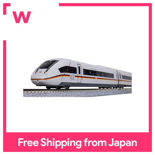 KATO N Gauge ICE4 Federal Republic of Germany Configuration 7-Car Basic Set Model Train 10-2024 ...