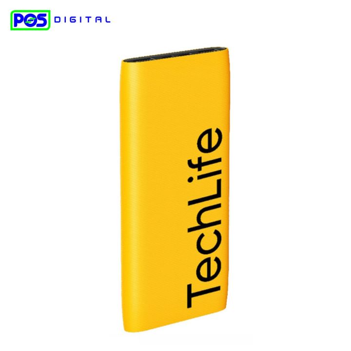 TechLife Powerbank 10000mah Yellow | Lazada PH