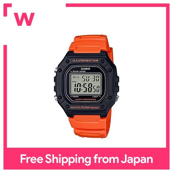 [CASIO Standard Digital Watch W-218H-4B2V Men's Ladies Cheap Casio ...