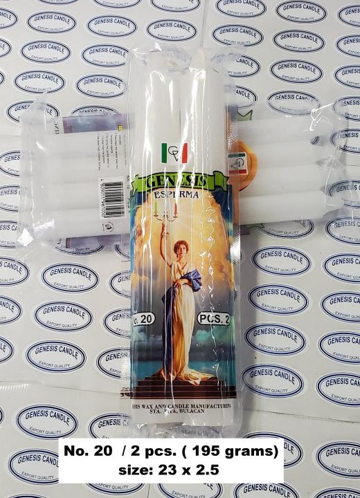 GENESIS CANDLE NO. 20 / 2 PCS, | Lazada PH