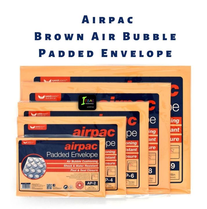 Unicorn Airpac Brown Air Bubble Padded Envelope | Lazada