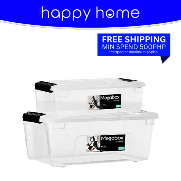 Megabox SHOE BOX TRANSPARENT CLEAR | Lazada PH