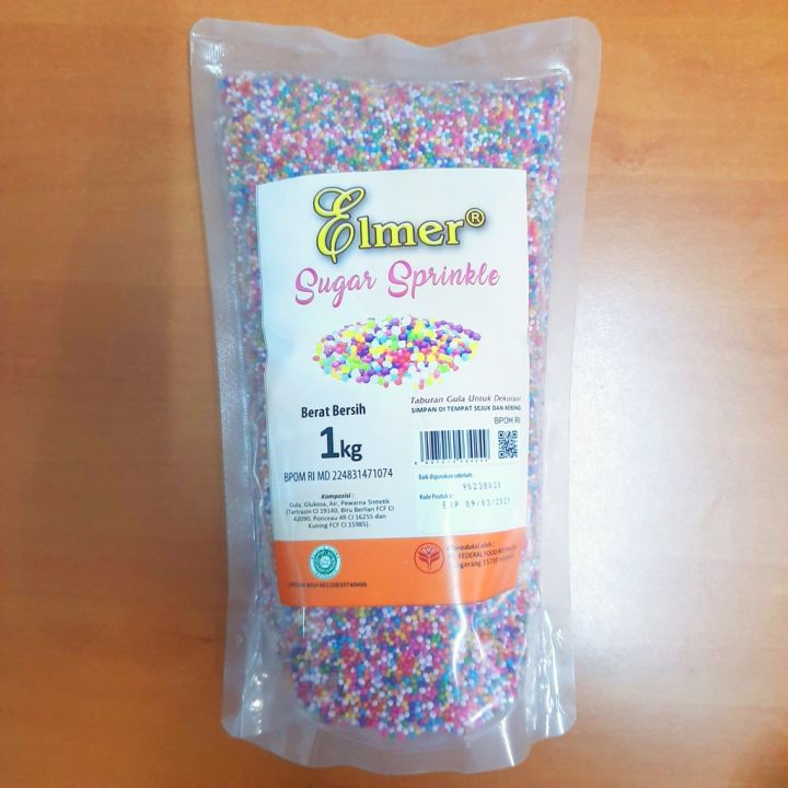 Elmer Sugar Sprinkle / Gula Bola / Trimit 1 kg | Lazada Indonesia