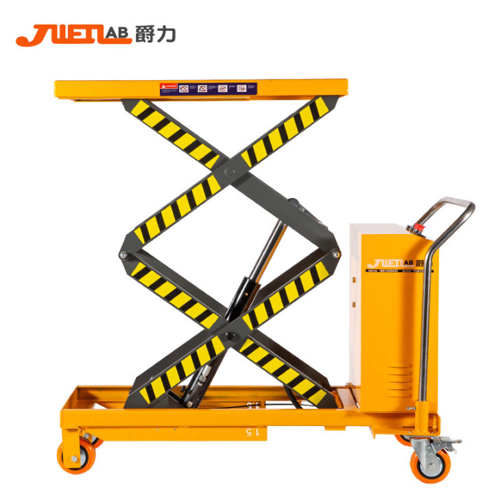 Jueli mobile lifting platform car electro-hydraulic fixed lift 2 tons 3 ...