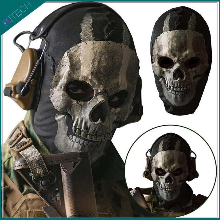 Call of Duty Warzone 2 Skull Ghost Costume Mask Cosplay Mask (Skull ...