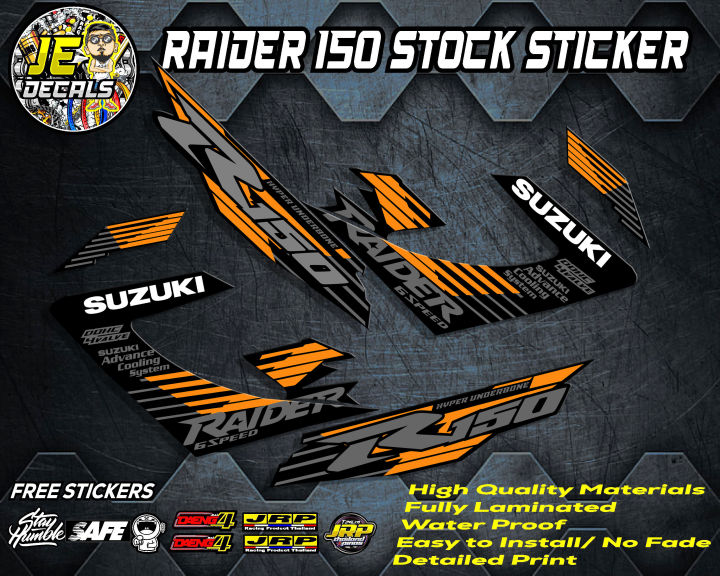 Raider 150 Carb,Reborn Stock Sticker | Lazada PH