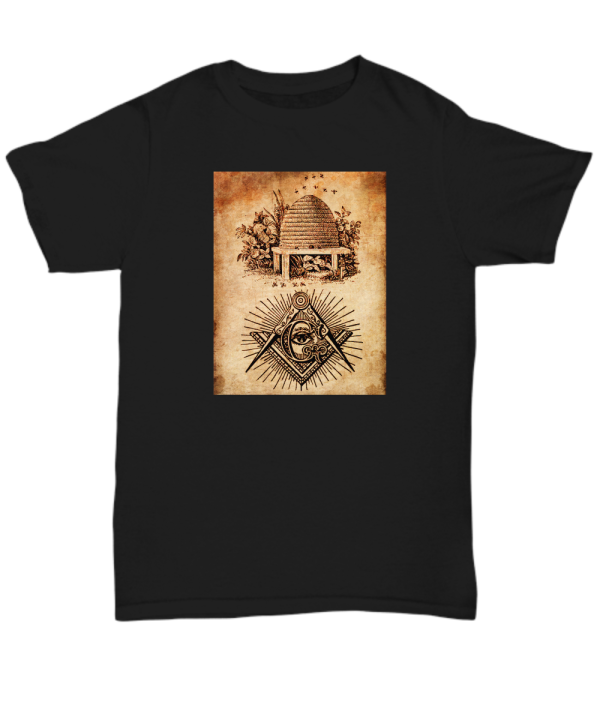 Masonic Beehive Square And Compass Symbol Freemason Lodge Scottish Rite ...