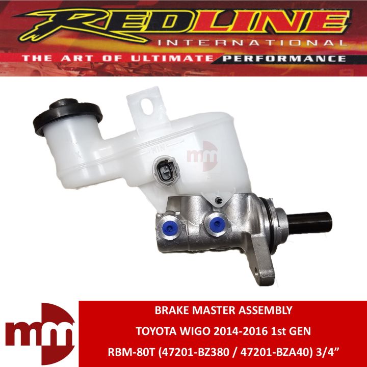 REDLINE Brake Master Assembly for TOYOTA WIGO 2014-2016 (1st GEN ...