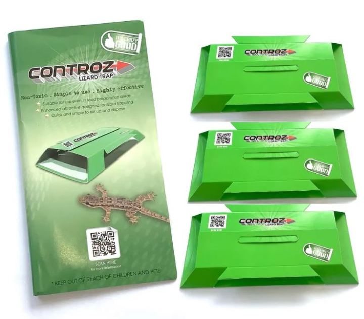 Controz Lizard Glue Trap/Sticky Trap Cicak Lizard Killer (Ready Stock ...