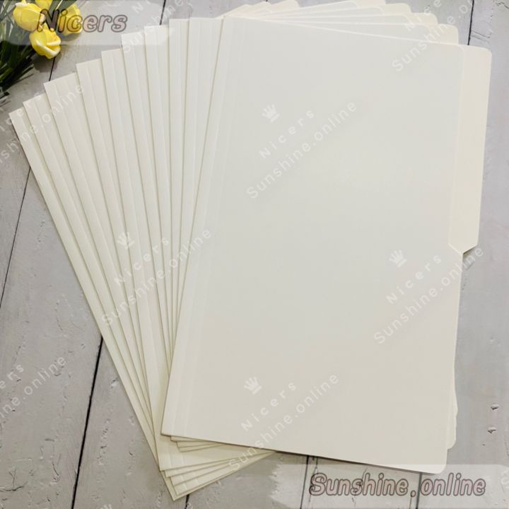 10pcs Thick White Folder Kraft Folder 15pts Size Legal (Long) | Lazada PH