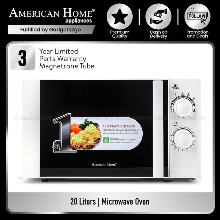 American Home 20L Mechanical Microwave Oven AMW-25 | Lazada PH