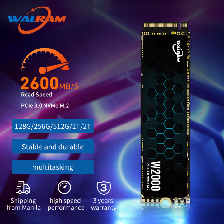 WALRAM M.2 SSD 128GB 256GB 512GB 1TB SSD 2TB hard Drive M2 ssd m.2 NVMe pcie SSD Internal Hard ...