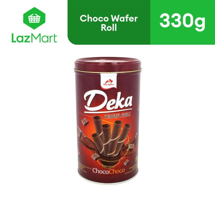 Deka Wafer Roll Choco Choco Tin Can 330g | Lazada PH