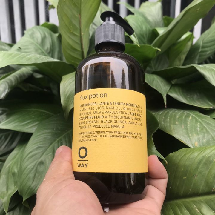 Gel tạo kiểu tóc gel mềm, tạo kiểu tóc linh hoạt, bóng sáng tự nhiên Oway Flux Potion 240ml ...