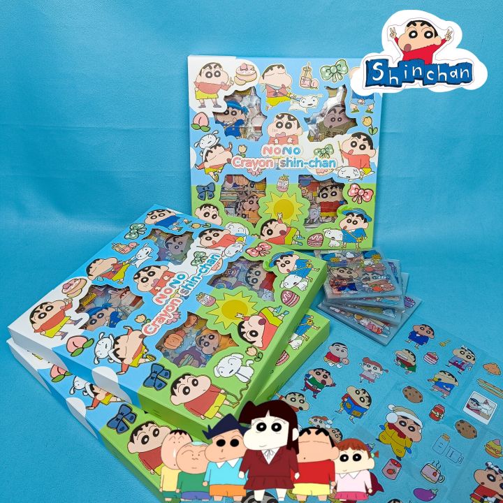 Stiker Nono Sticker Shinchan/Toy Story/Stella/Spongebob isi 100 lembar ...