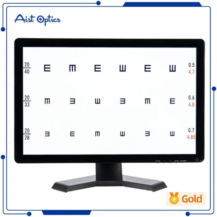 19 Inch Screen Vision Chart Panel Led Visual Acuity Testing Chart Eye ...