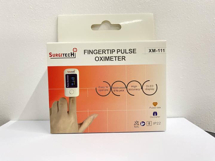 SURGITECH FINGERTIP PULSE OXIMETER ADULT (XM-111) | Lazada PH