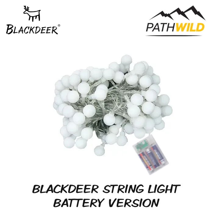 BLACKDEER STRING LIGHT BATTERY VERSION ไฟประดับแคมป์ ไฟเชอรี่ | Lazada ...