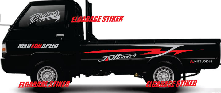 Stiker mobil l300 stiker body mobil mitsubishi l300 cutting stiker ...