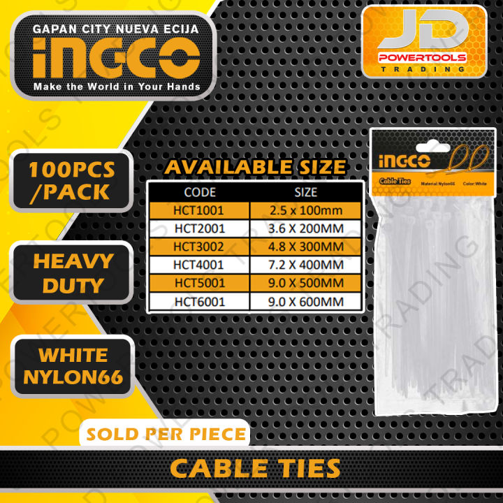 INGCO CABLE TIES SOLD PER PIECE | Lazada PH