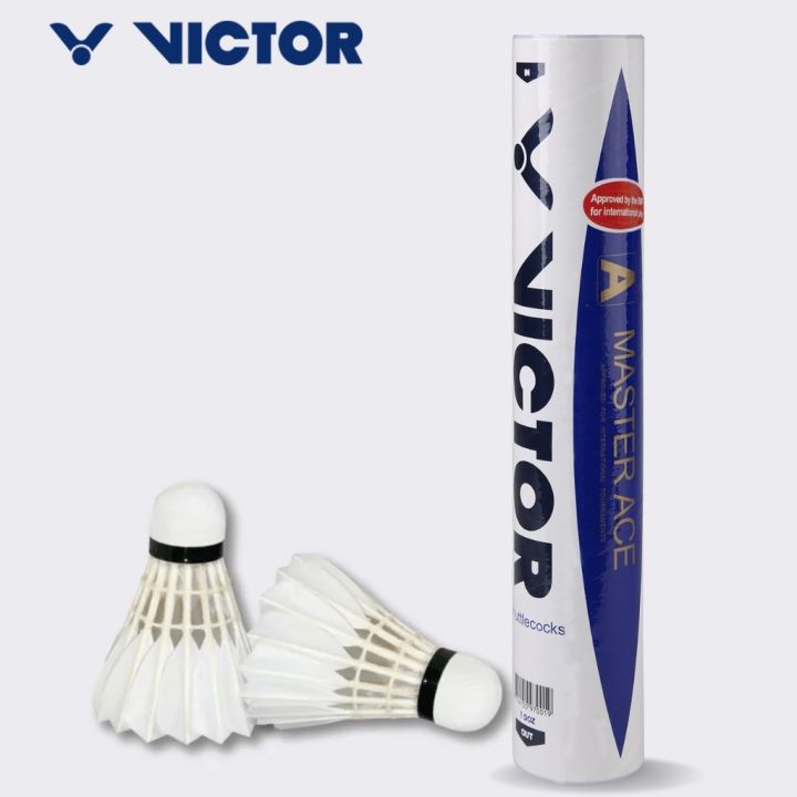 VICTOR Master Ace Badminton Shuttlecocks 12 Pcs | Lazada
