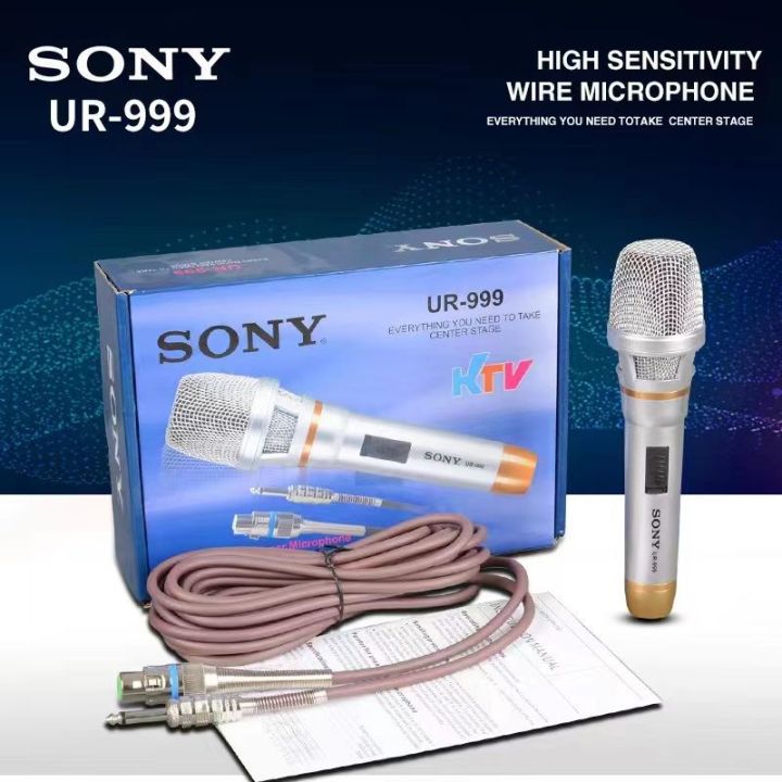 Sony Dynamic Microphone Heavy Duty Wired Microphone | Lazada PH