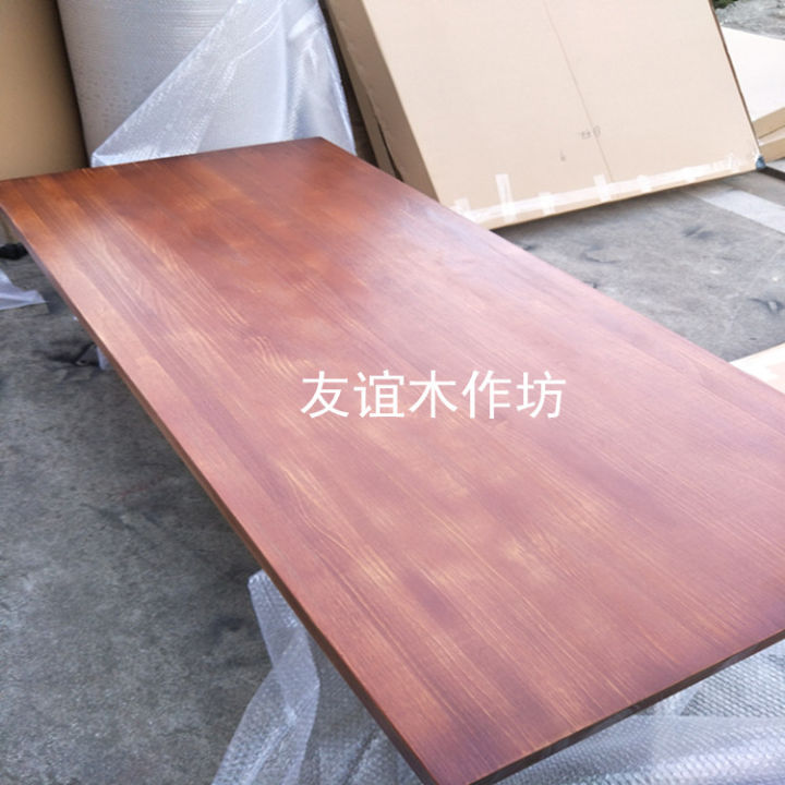 Custom-made solid wood, pine wood, original wood, elm wood, table top ...