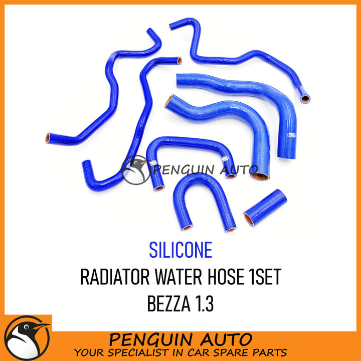 PERODUA BEZZA 1.3 RADIATOR WATER HOSE & BY PASS HOSE SILICONE 1SET | Lazada
