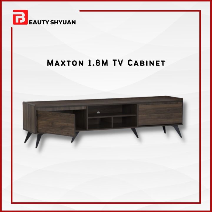 MAXTON 6 Feet TV Cabinet 6FT TV Rack TV Console Cabinet TV Cupboard ...