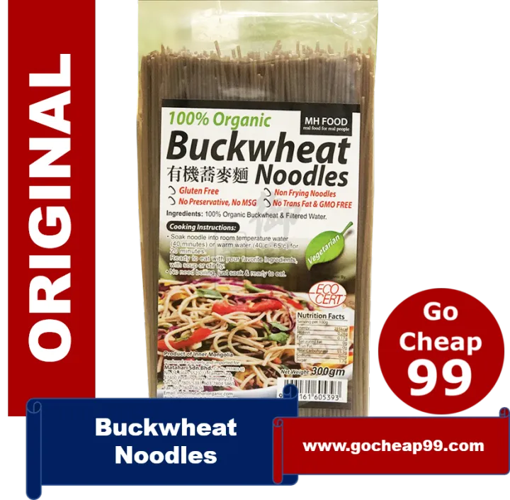 MH Food 100% Organic Buckwheat Noodles (300g) | Lazada
