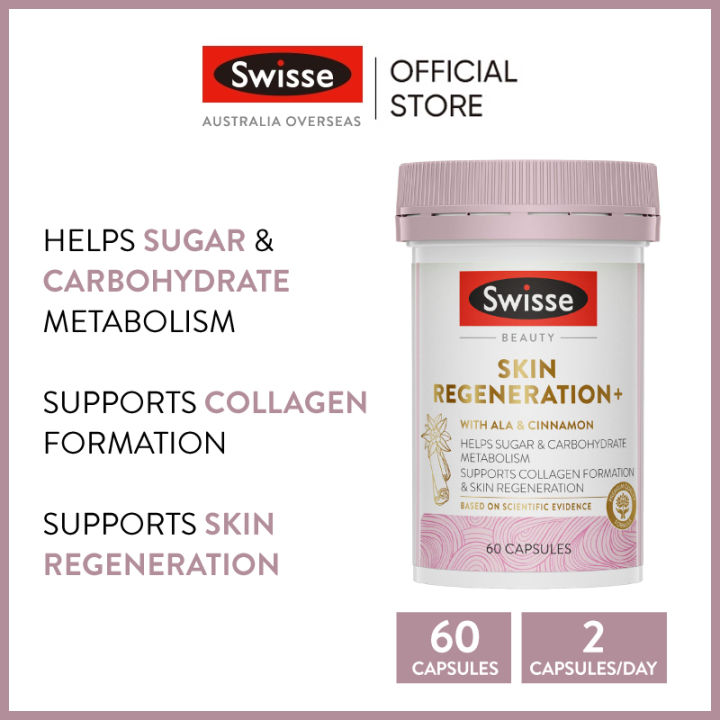 Swisse Beauty Skin Regeneration+ 60 Capsules (EXP:05 2025) | Lazada PH