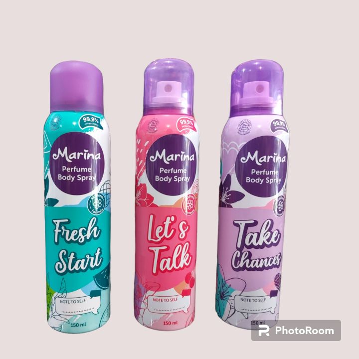 MARINA Perfume Body Spray 150ml | Lazada Indonesia
