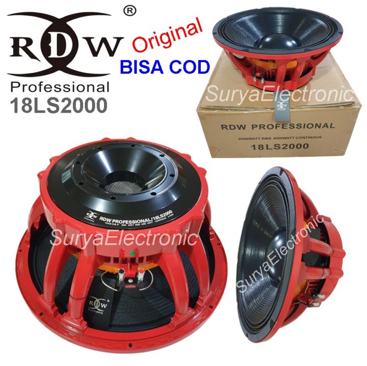 speaker komponen rdw 18 inchi type 18LS2000 speaker subwoofer 18 in ...