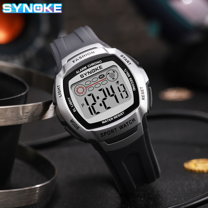 SYNOKE Men's Watch Outdoor Sports Waterproof Electronic Watch | Lazada PH