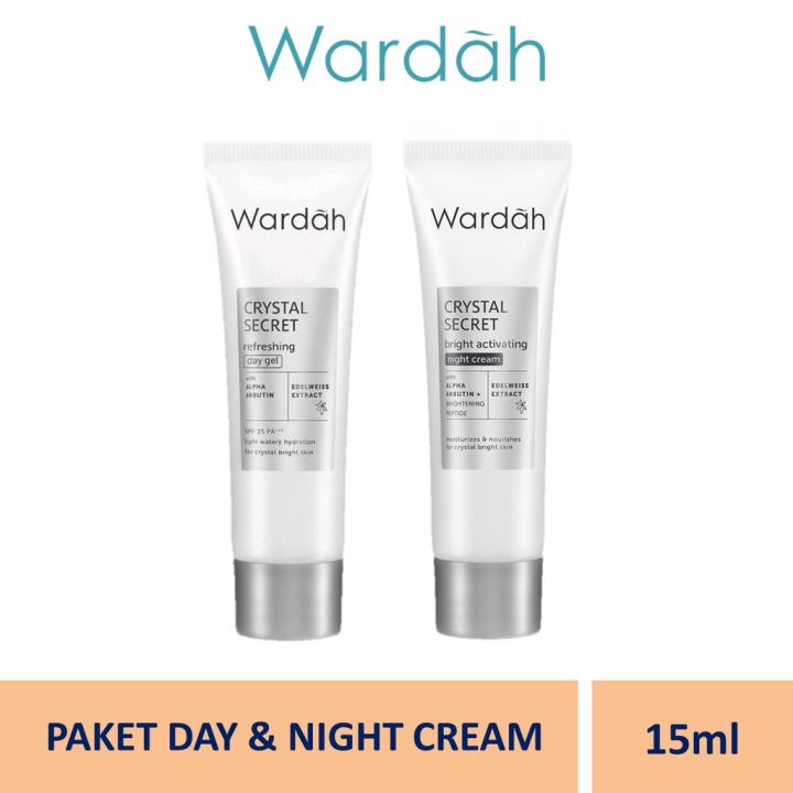 Wardah Crystal Secret Day//Night Cream 15ML | Lazada Indonesia
