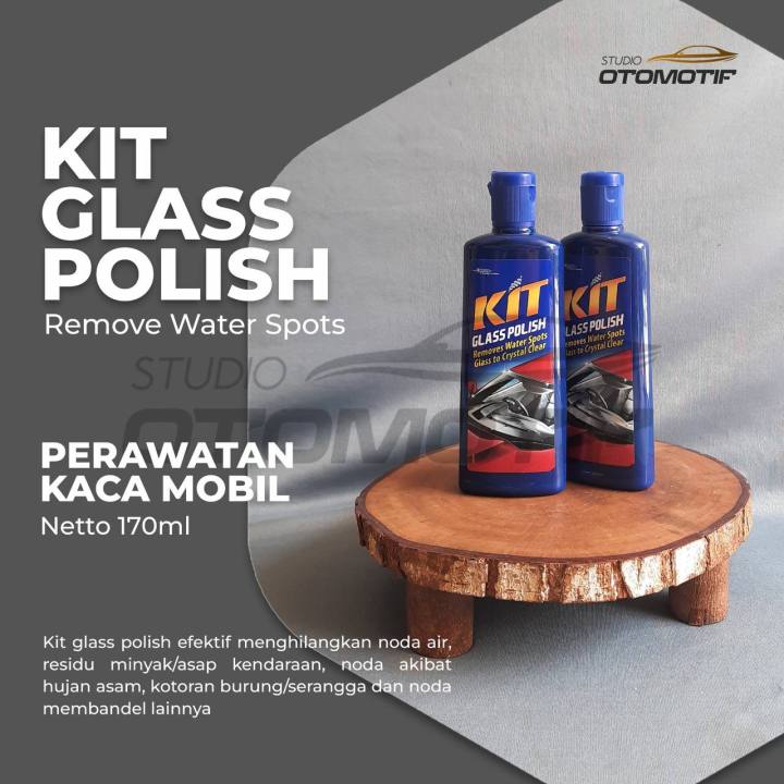 KIT GLASS POLISH WATER SPOT REMOVER ANTI JAMUR KACA MOBIL | Lazada ...