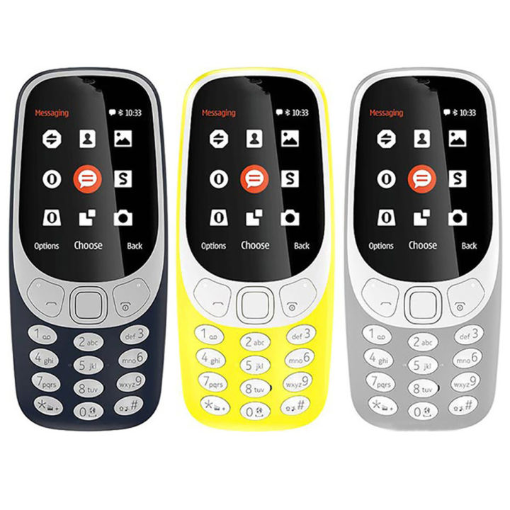 NOKIA 3310 3G 4G โทรศัพท์มือถือ โทรสับ มือถือ เครื่องใหม่ เเป้นพิมภาษาไทย ปุ่มกดใหญ่ มองเห็นชัด ...