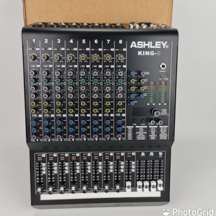 Mixer Ashley King 8 Original 8 Channel Multi Effect 199 Dsp Ashley King ...