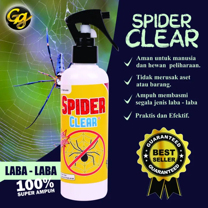 SPIDER CLEAR RACUN LABA-LABA PEMBASMI LABA-LABA OBAT LABA-LABA MEMBUNUH ...